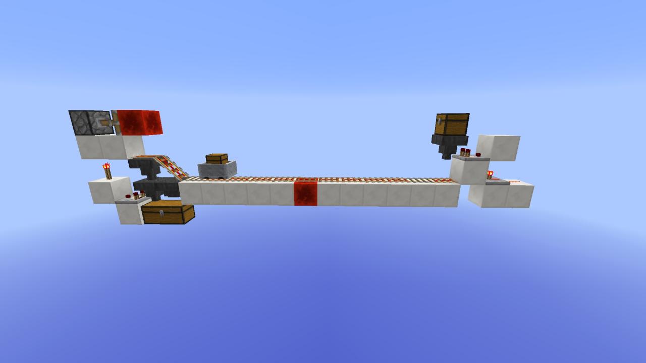 A sorting system Minecraft Map