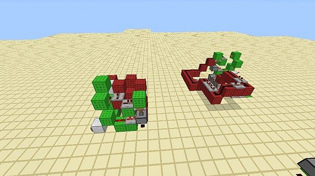 Double, Triple, and Quadruple Piston Extenders Minecraft Map