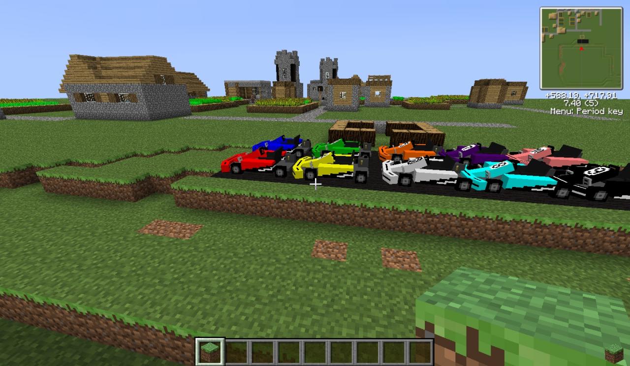 Go Kart Track (Using Stan's Mod, Flans Mod, and Car Mod Minecraft Map