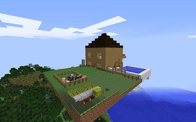 House In the Sky Minecraft Map