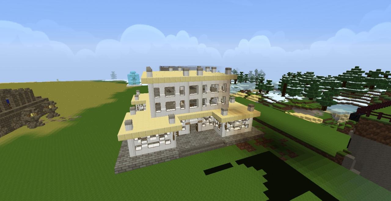 A White House (modern build) Minecraft Map