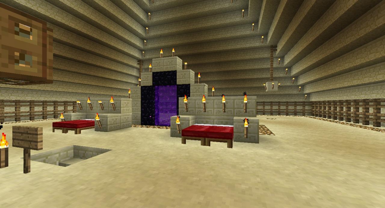 Desert Travel Station Minecraft Map