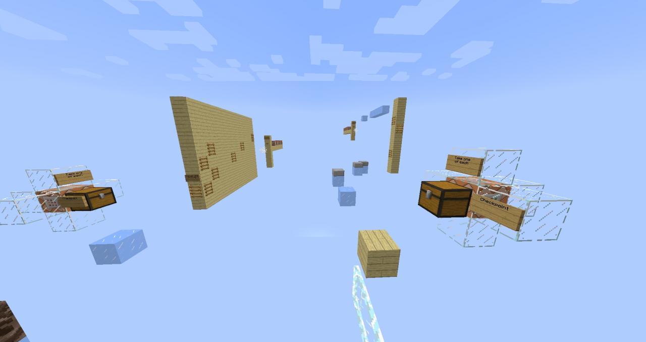 Battle Parkour Map Minecraft Map