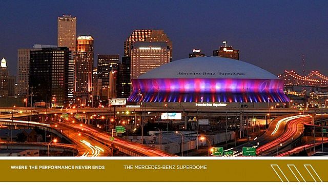 The Mercedes Benz Superdome Minecraft Map