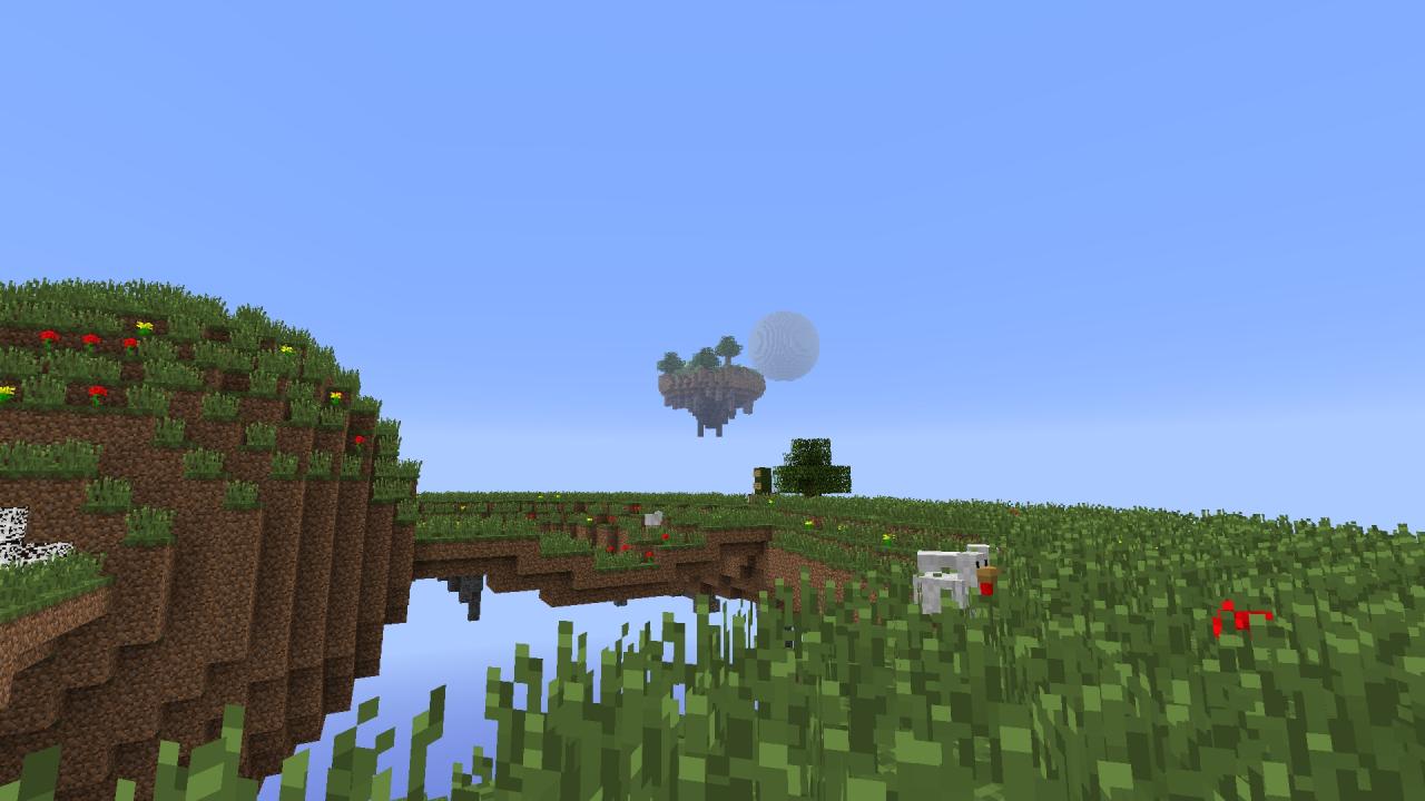 [SURVIVAL] Green Sky Island v.1.1 [More Challenges] Minecraft Map