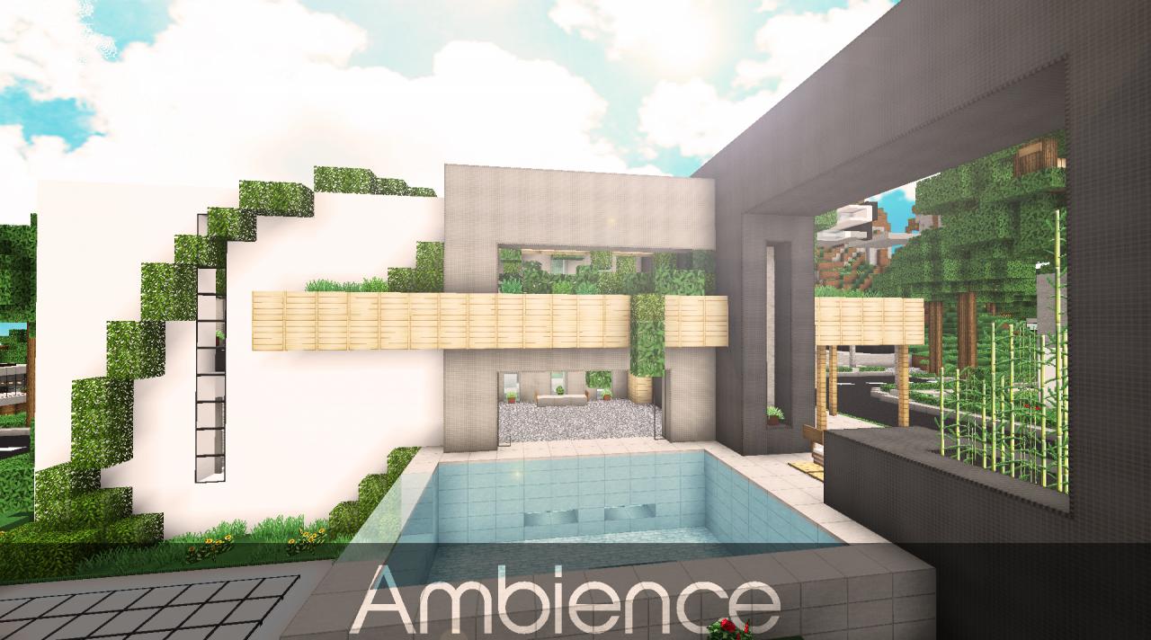 [Modern] Ambience - Luxury Estate Home (450 subs!) Minecraft Map