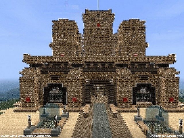 A amazing complex spawn Minecraft Map