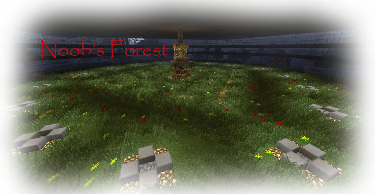 Hunger Games Map - Noob's Forest Minecraft Map