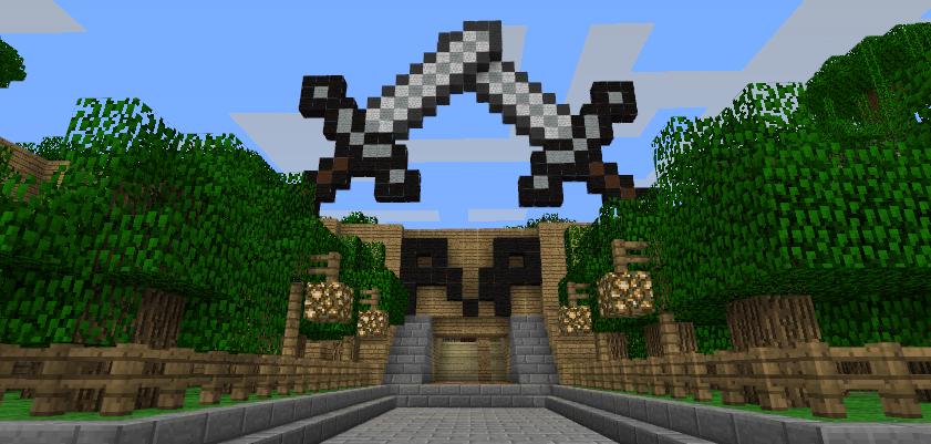 Factions-PvP Server Spawn Minecraft Map