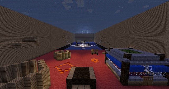Red Vs Blue PvP Arena Minecraft Map