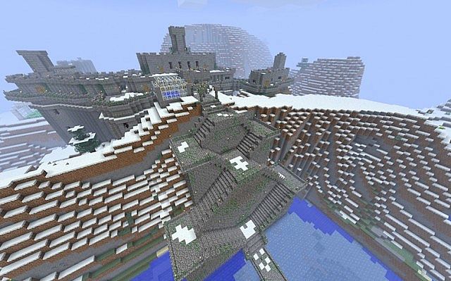 Castle of the Arctic Minecraft Map