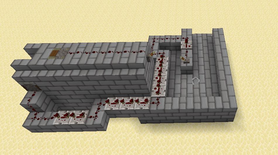 Auto TNT canon using dispensers Minecraft Map