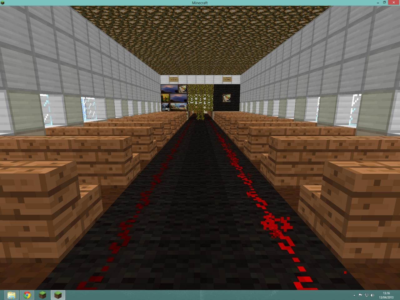 airplane crash Minecraft Map