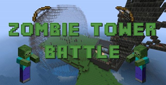 Zombie Tower Battle v1.1 [Mini-Game] Minecraft Map