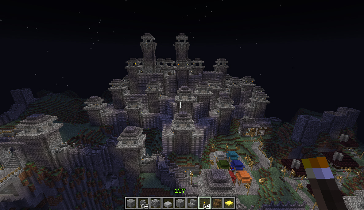 Mountain Castle Minecraft Map