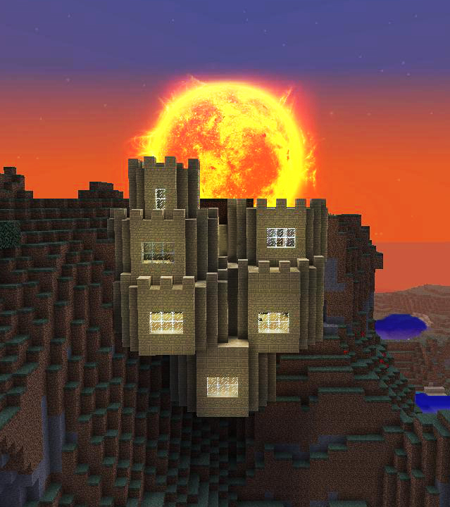 Cliff Face Castle Minecraft Map