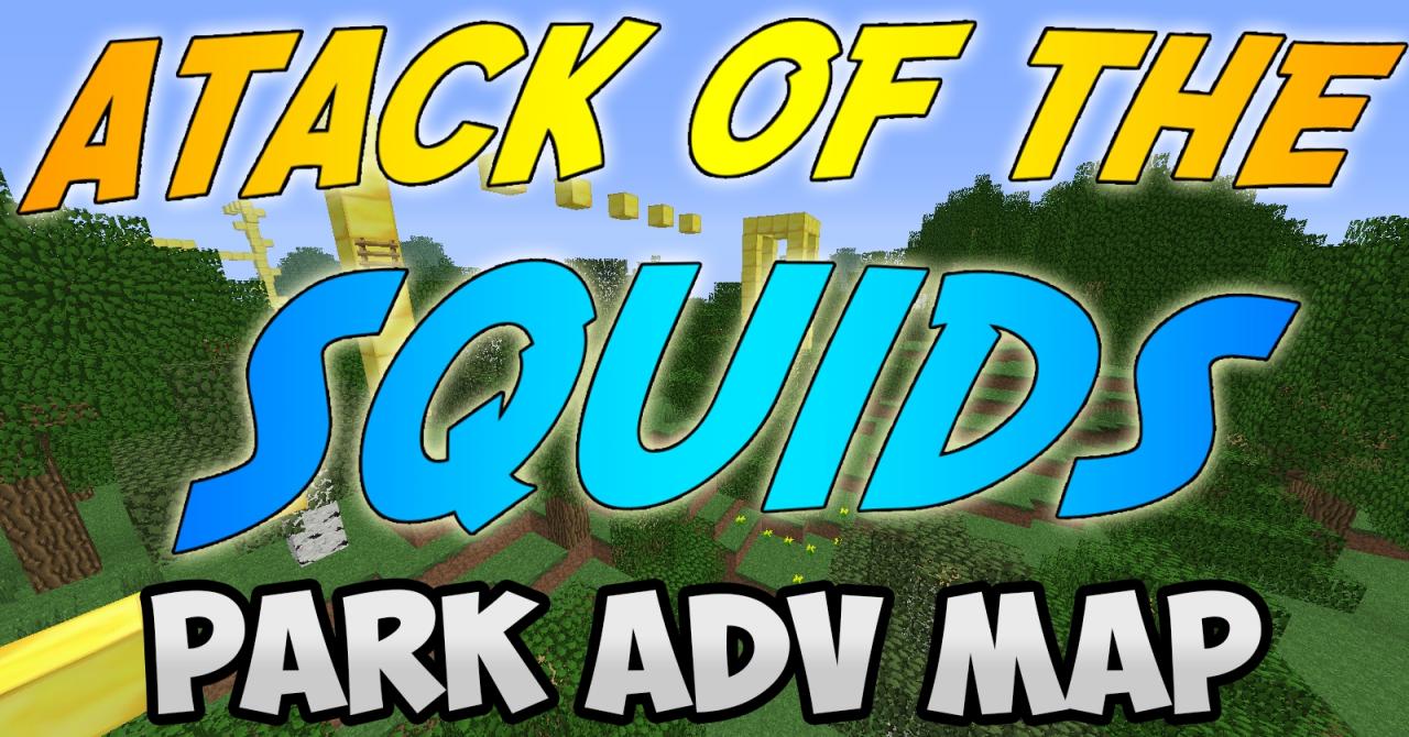[PARK/ADV MAP] Attack of the Squids! [Butter Parkour] Minecraft Map