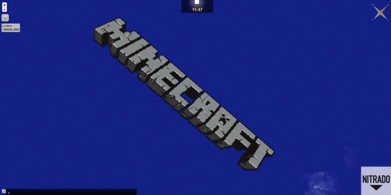 Original Minecraft Logo 1:1 Minecraft Map