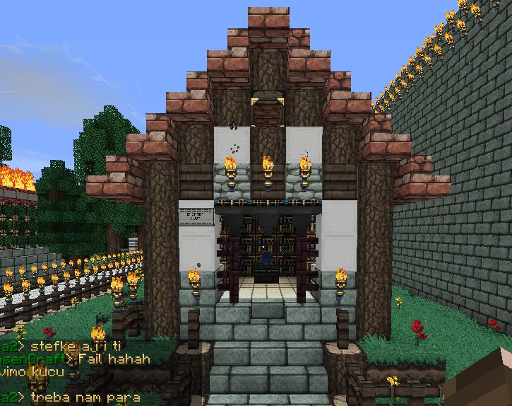 Terramining Spawn Layout Minecraft Map