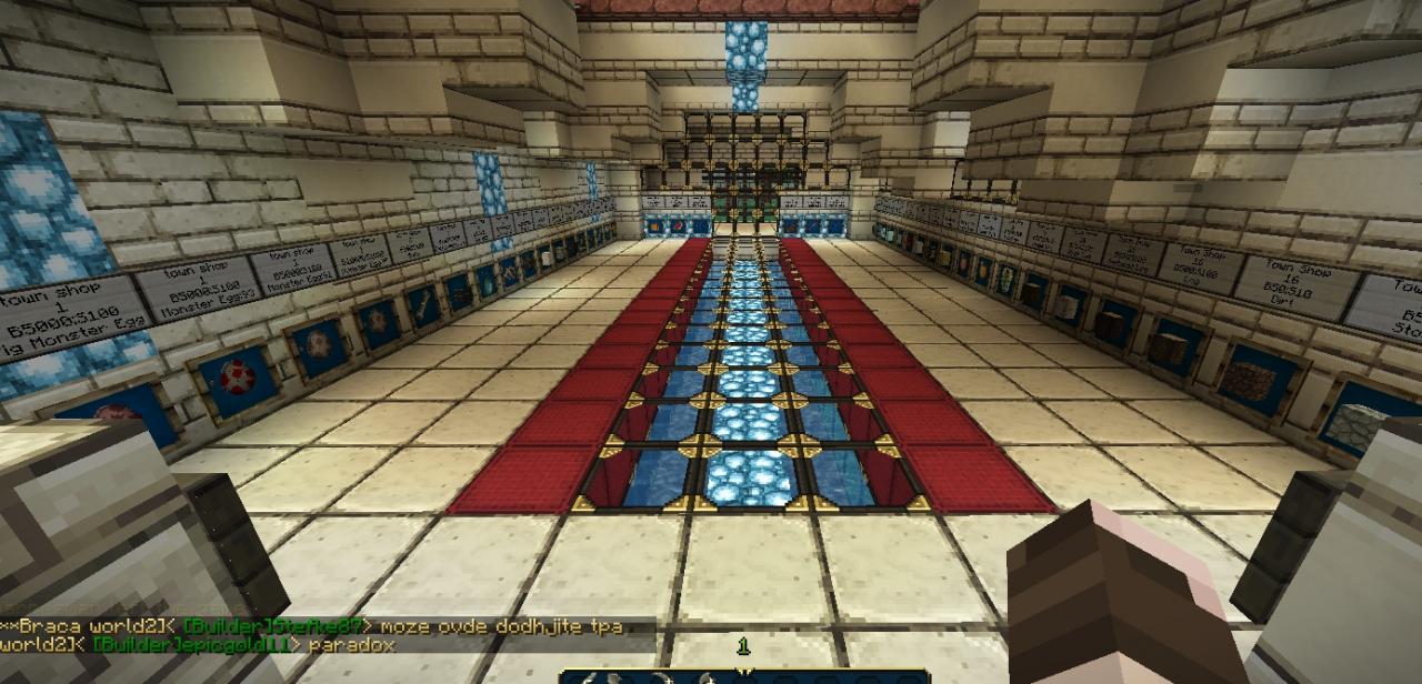 Terramining Spawn Layout Minecraft Map