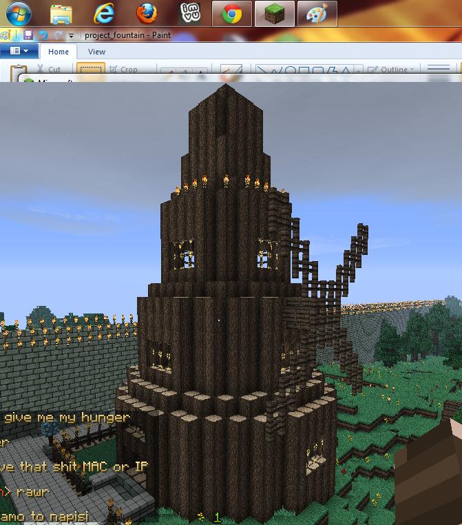 Terramining Spawn Layout Minecraft Map