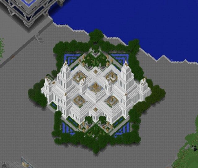 San Diego LDS Temple Minecraft Map