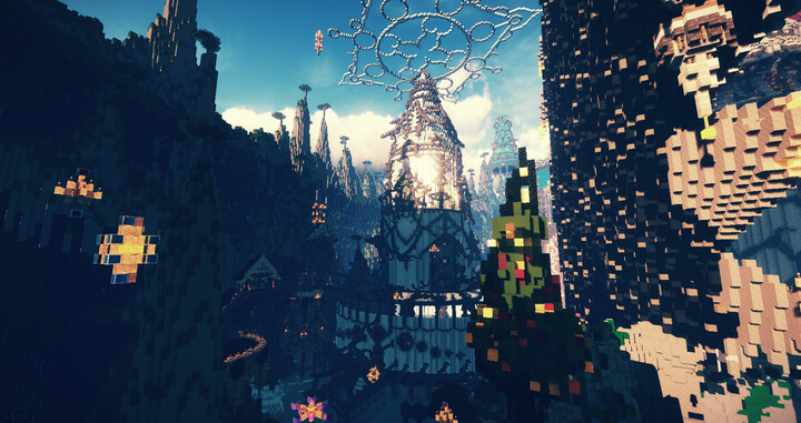 Soraxus Hub Spawn 1,400x,1400! Must See!! Minecraft Map