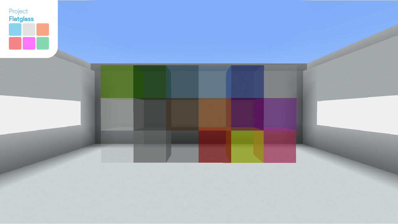 Project FlatGlass Minecraft Texture Pack