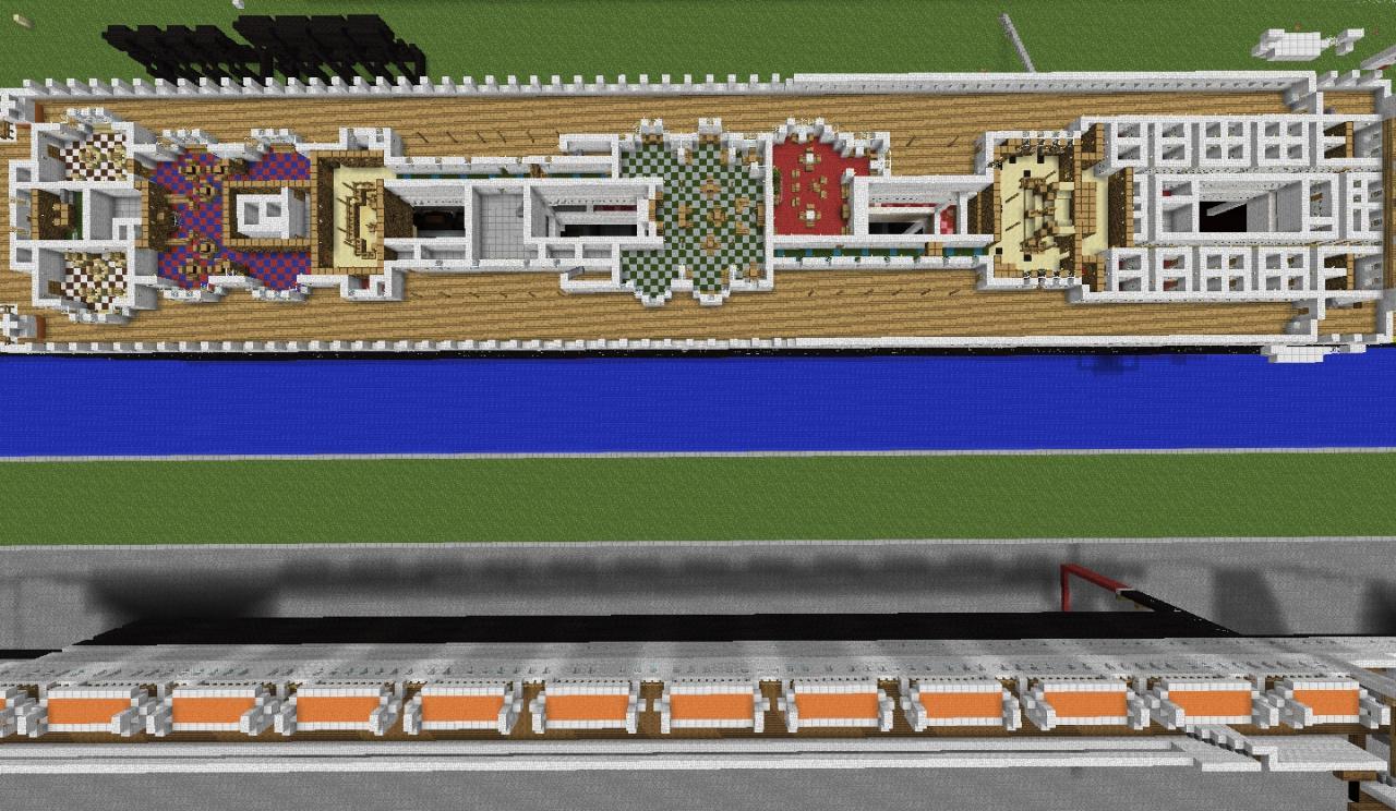 RMS Titanic 1:1 Minecraft Map
