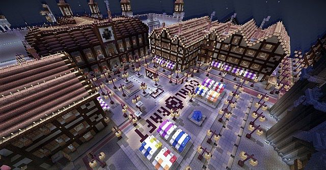 City Project "Mineshaafenstein" server-spawn Minecraft Map