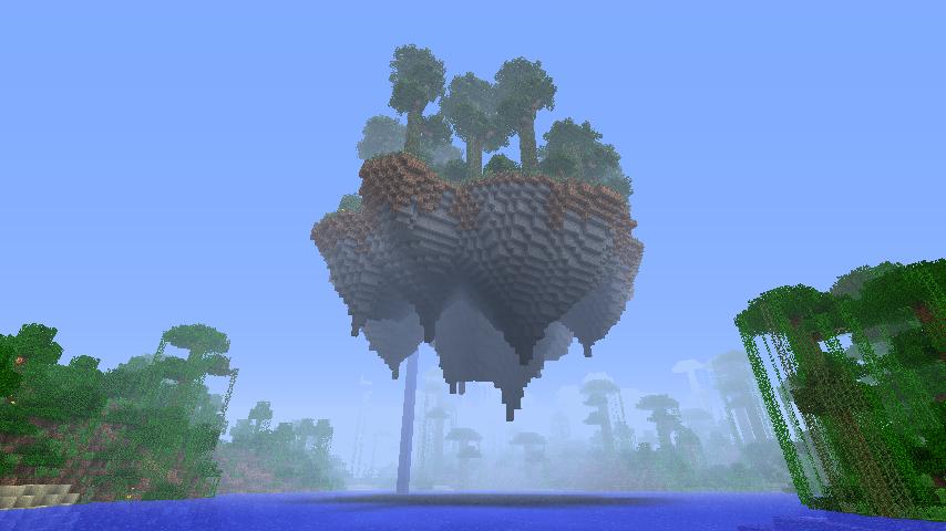 The Floating Island Minecraft Map