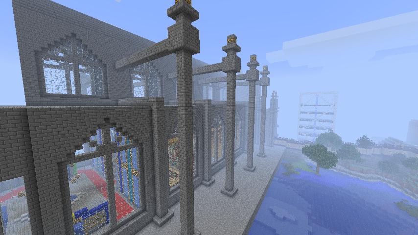 Temple/server spawn Minecraft Map