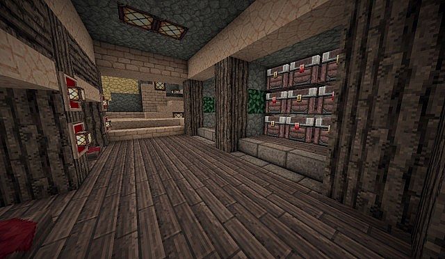 Mountain side house Minecraft Map