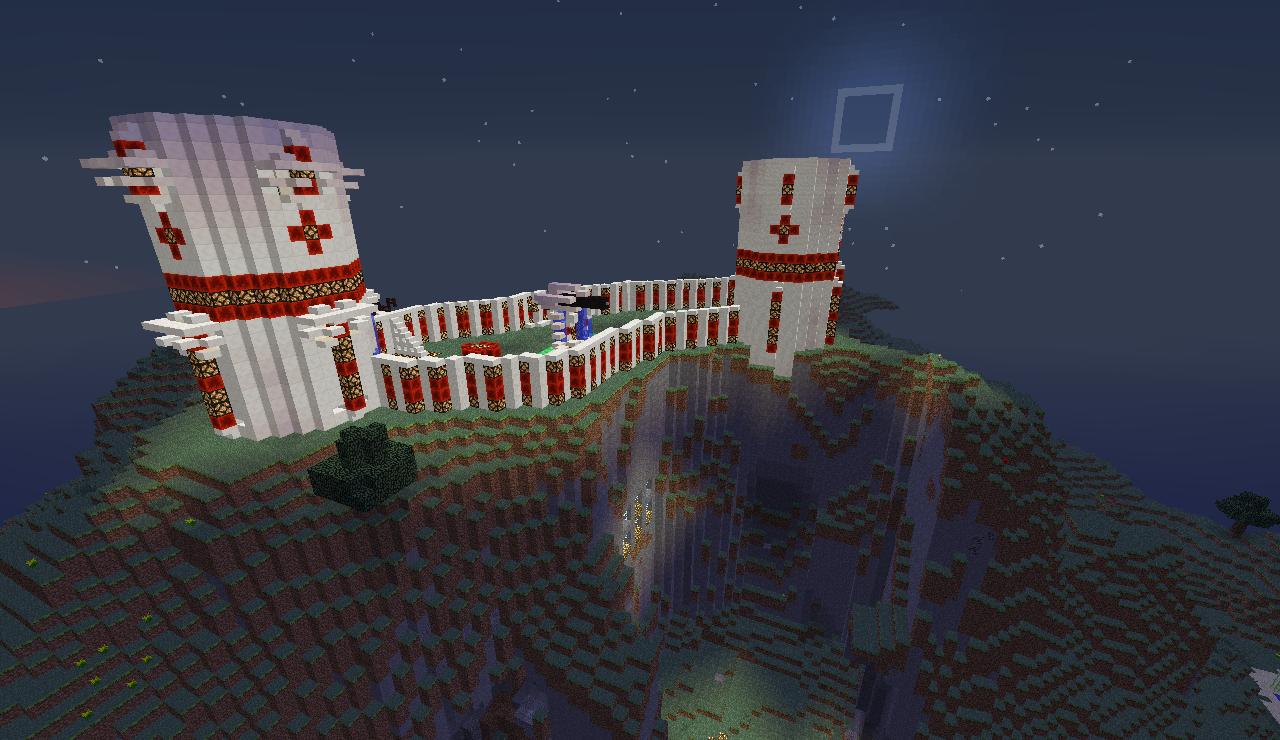 Epic Faction Base On Hill Minecraft Map