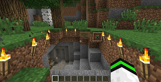The Creeper Cave Minecraft Map