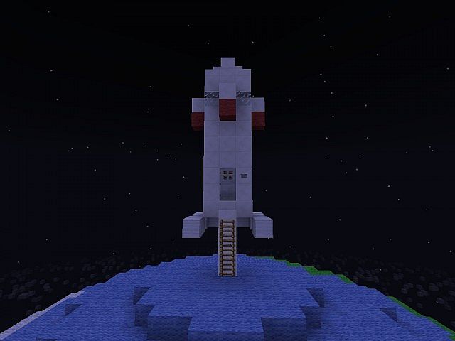 tiny rocket perfect for steve (to the stars contest) Minecraft Map