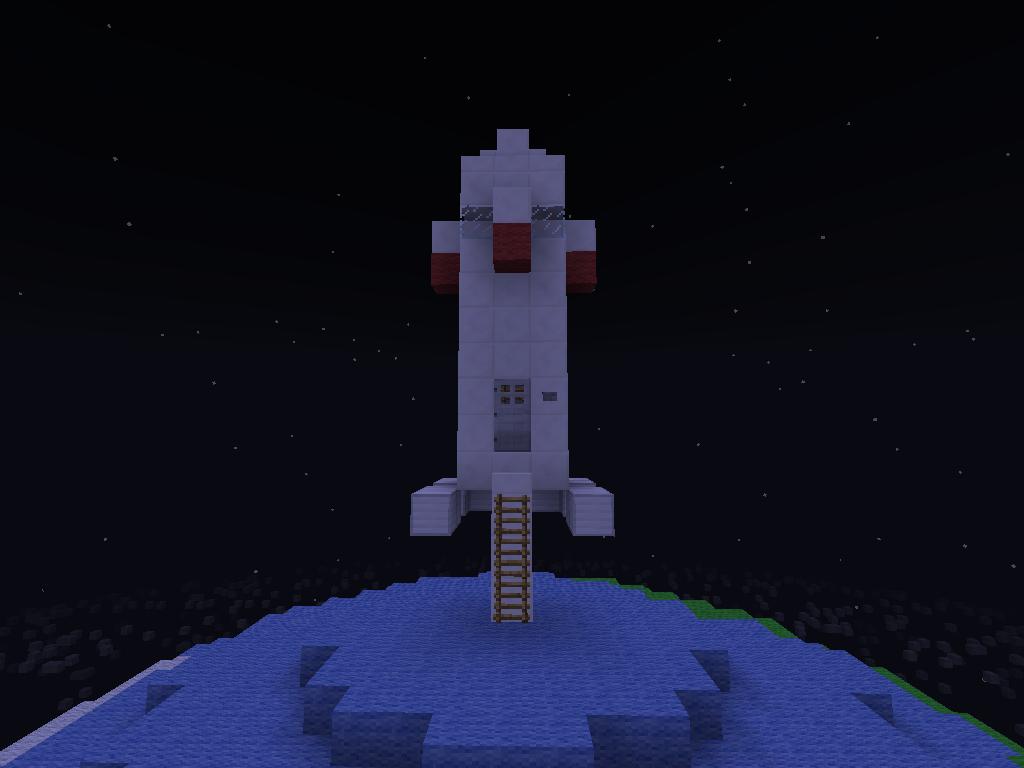 tiny rocket perfect for steve (to the stars contest) Minecraft Map