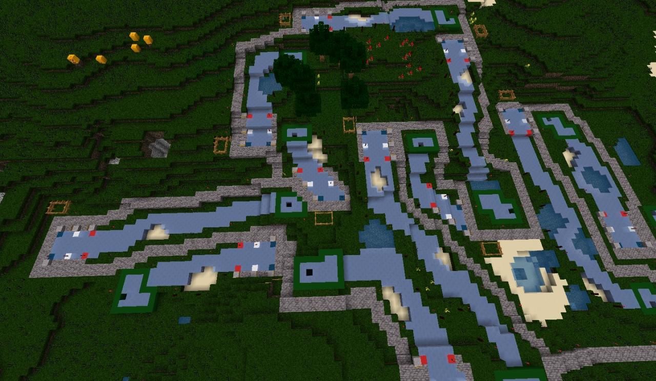 Village Valley MC Golf Course Minecraft Map