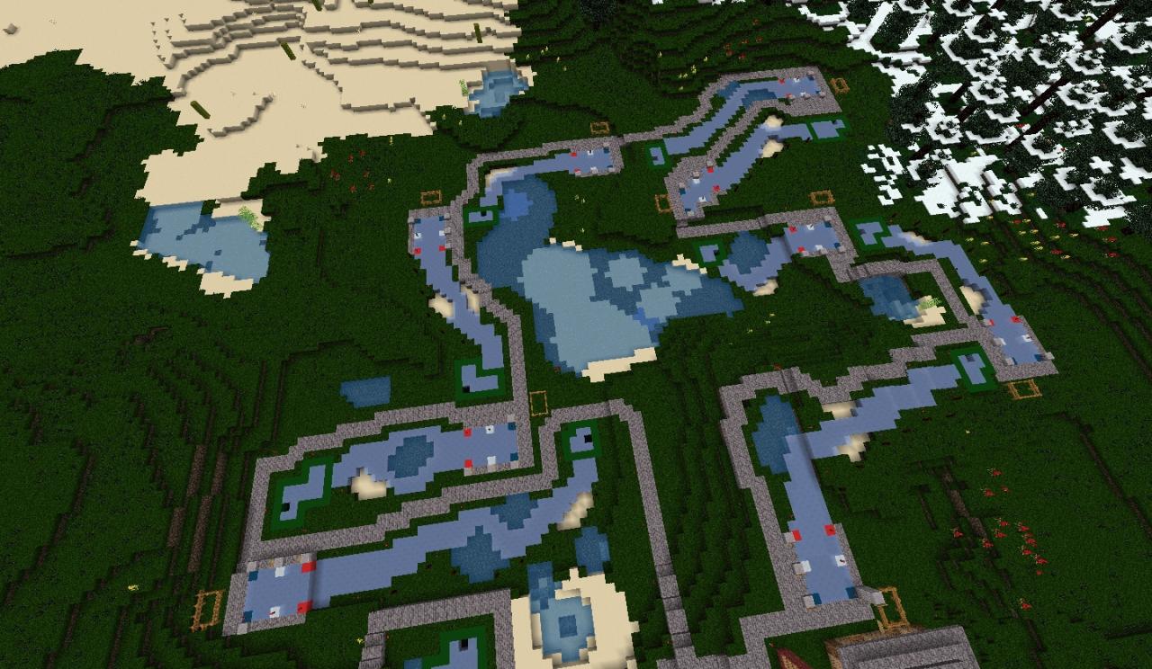 Village Valley MC Golf Course Minecraft Map