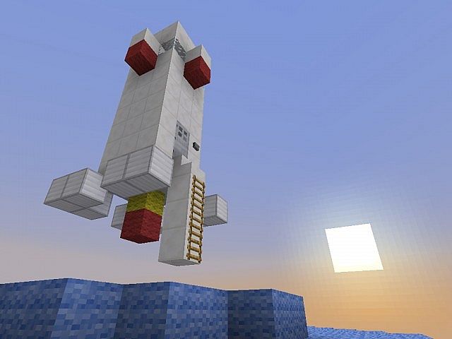 tiny rocket perfect for steve (to the stars contest) Minecraft Map