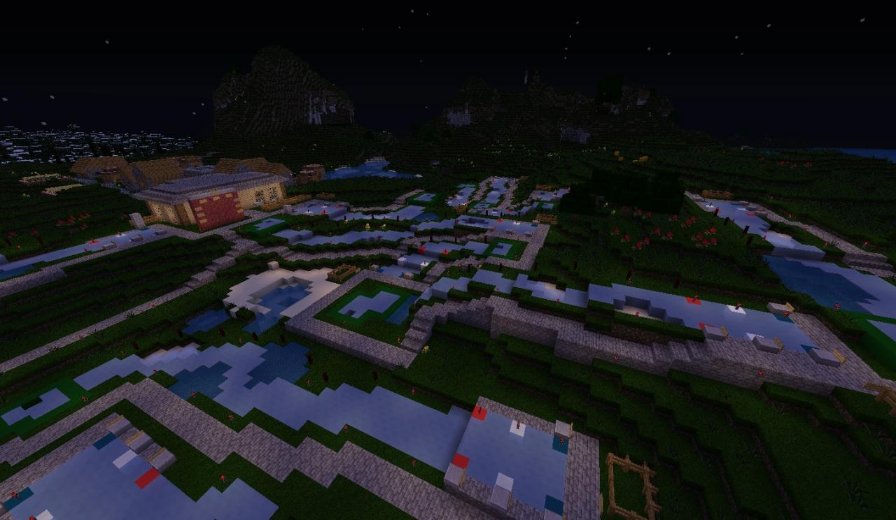 Village Valley MC Golf Course Minecraft Map