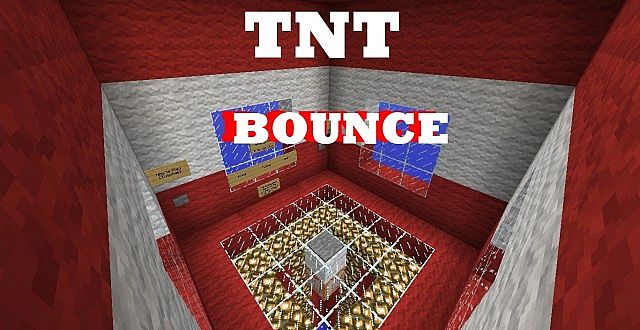 TNT Bounce! A Minecraft Minigame by RustyTurkeyBrain Minecraft Map