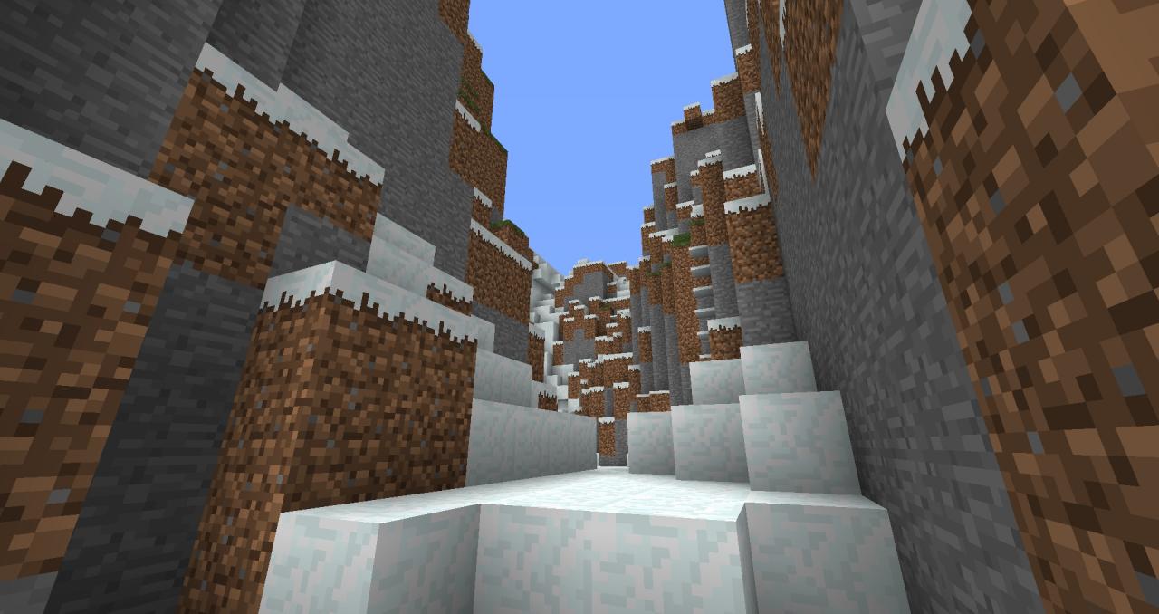 Ice Cave Minecraft Map