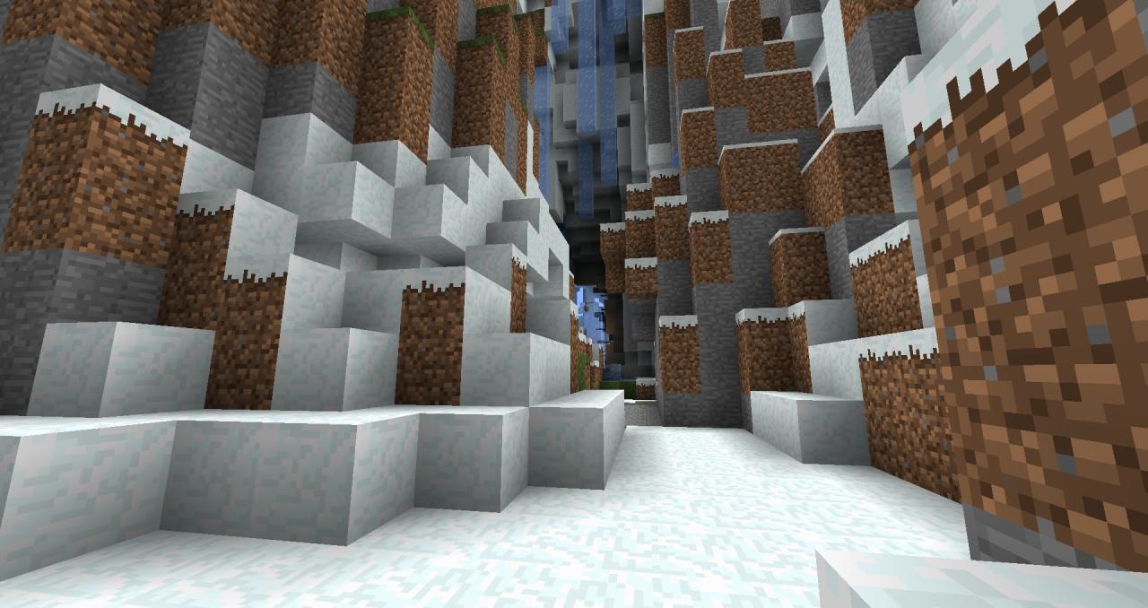 Ice Cave Minecraft Map