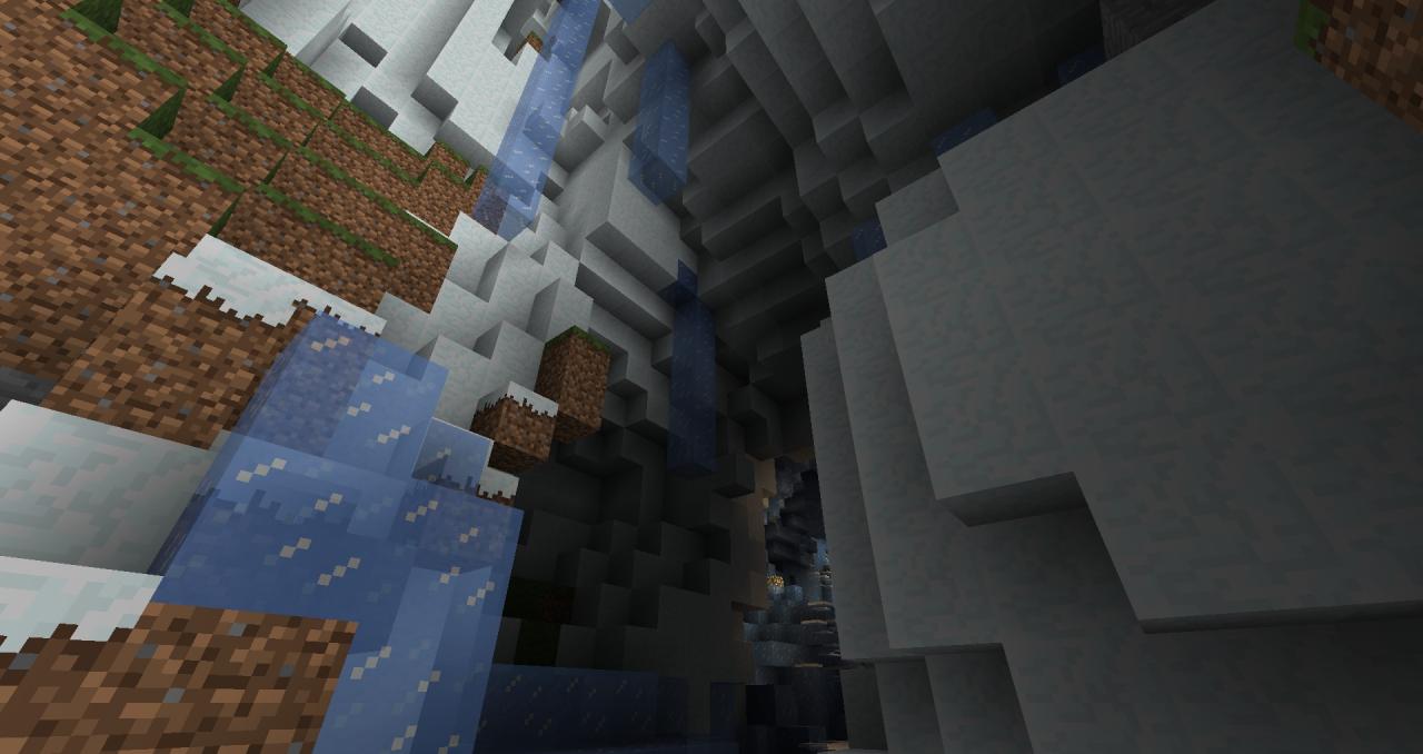 Ice Cave Minecraft Map