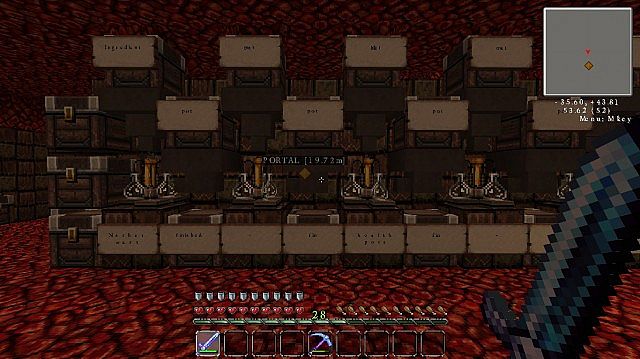 Semi-automatic brewing station Minecraft Map