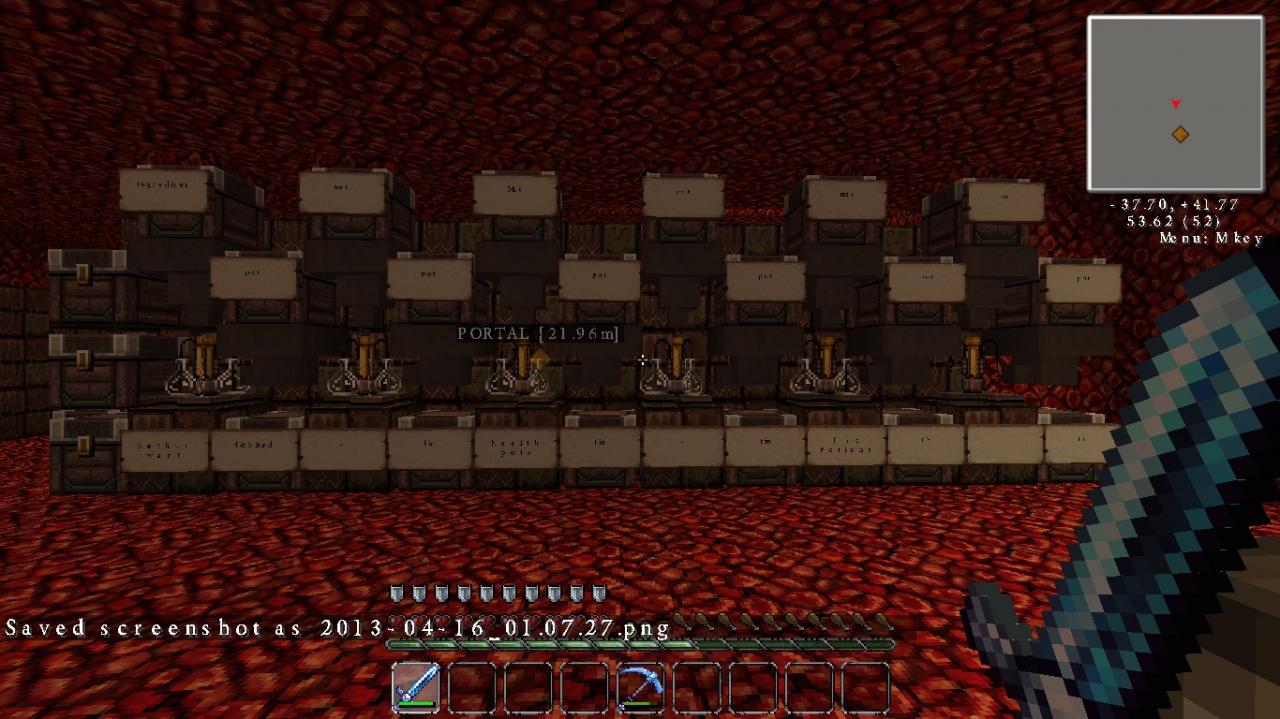 Semi-automatic brewing station Minecraft Map