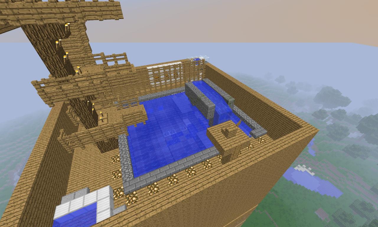 Wooden Mansion Minecraft Map