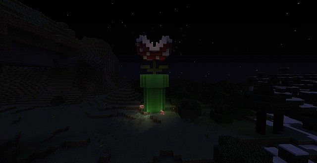 Mario Bros. Piranha Plant Minecraft Map