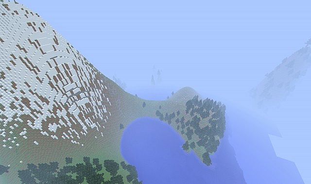 Custom terrain The lost Lands Minecraft Map
